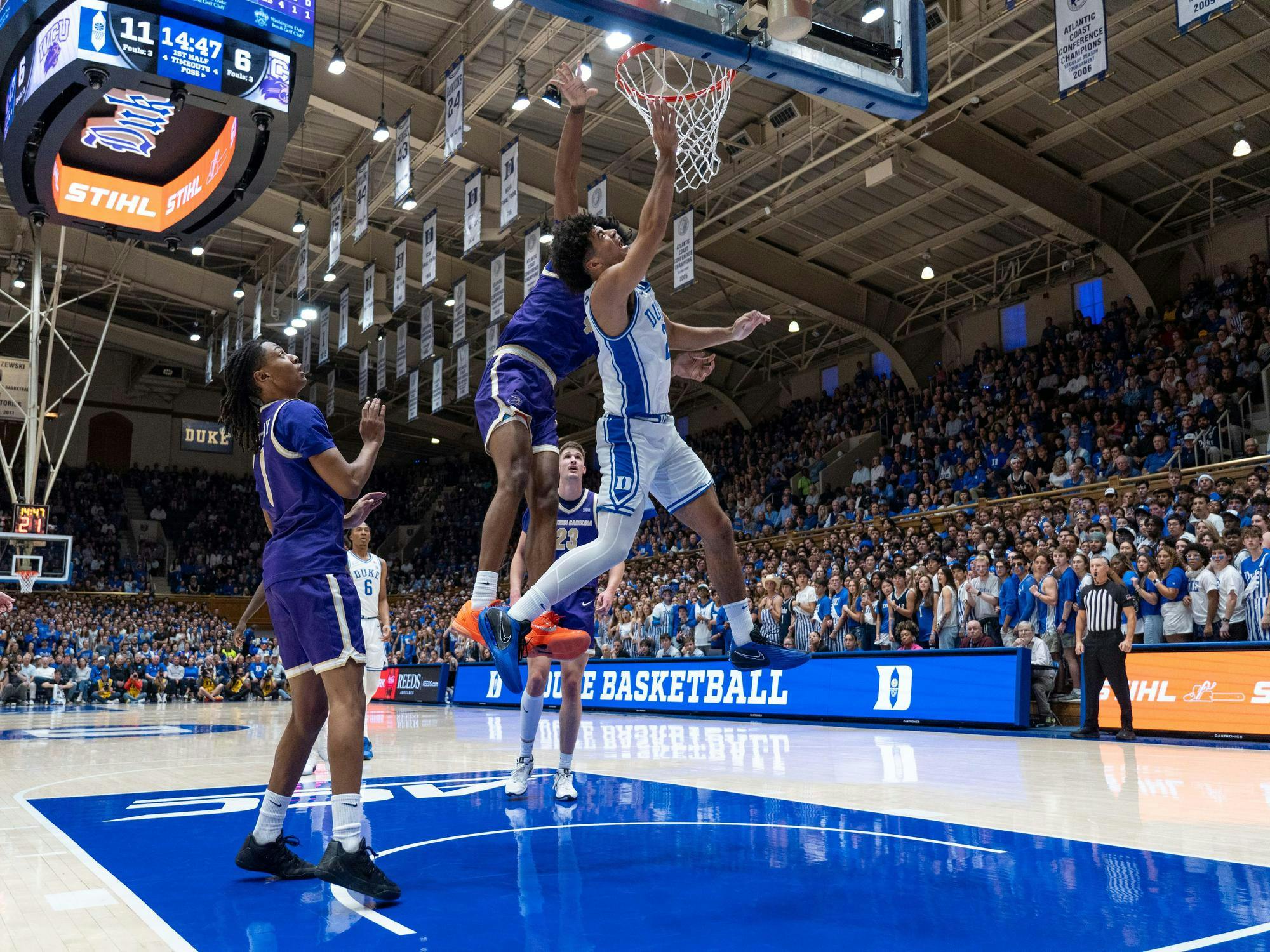 5 observations from Duke men's basketball's first half against Western ...