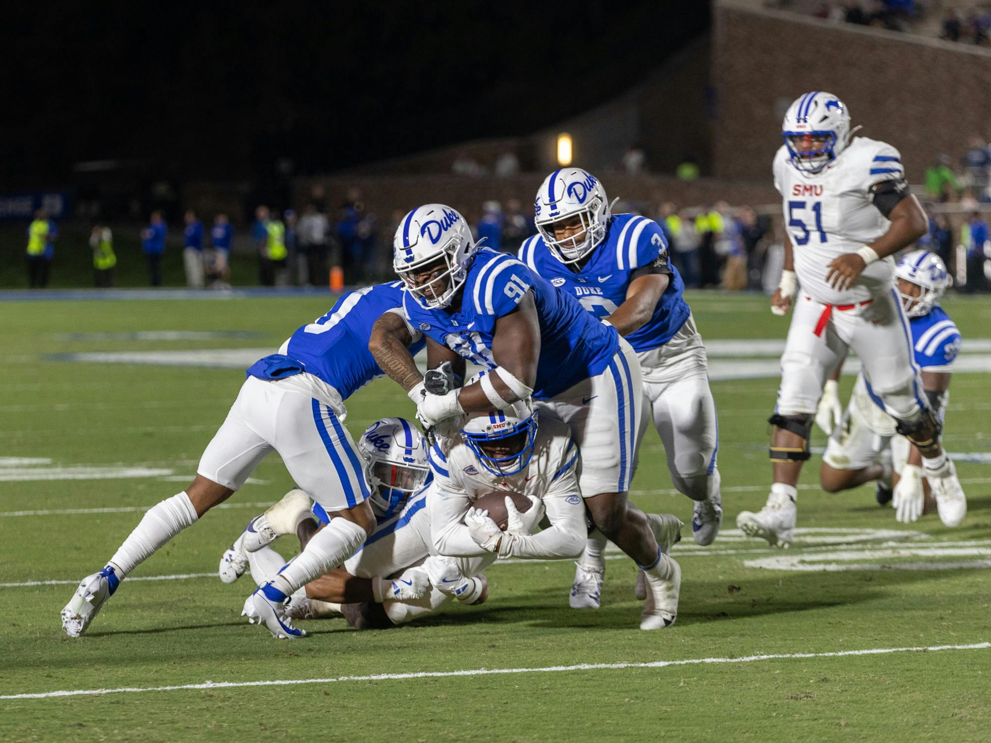 Column: Despite its improbable loss to No. 22 SMU, Duke football showed ...