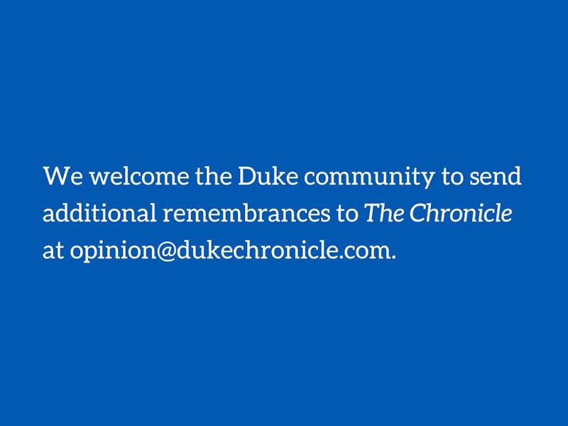 Community members share remembrances for Jiani 'Thea' Yu - The Duke ...
