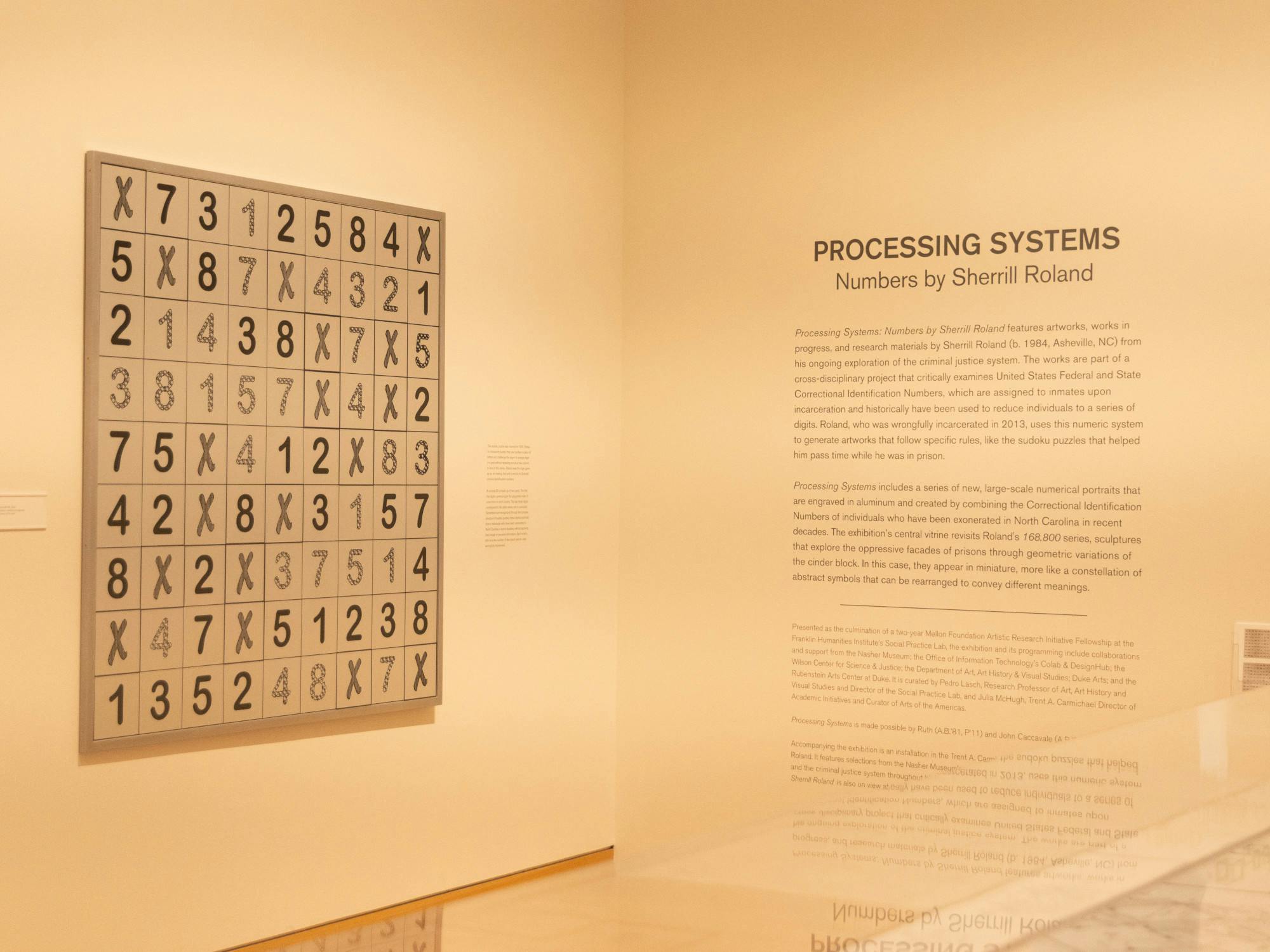 'Processing Systems: Numbers by Sherrill Roland' - The Duke Chronicle