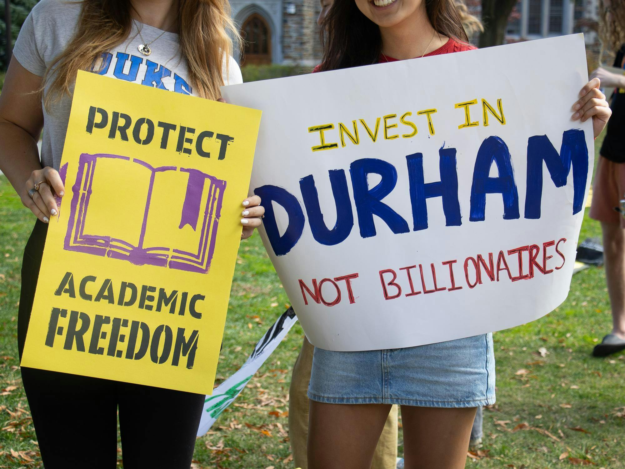 Students say Duke must reject Trump’s compact in Friday demonstration ...