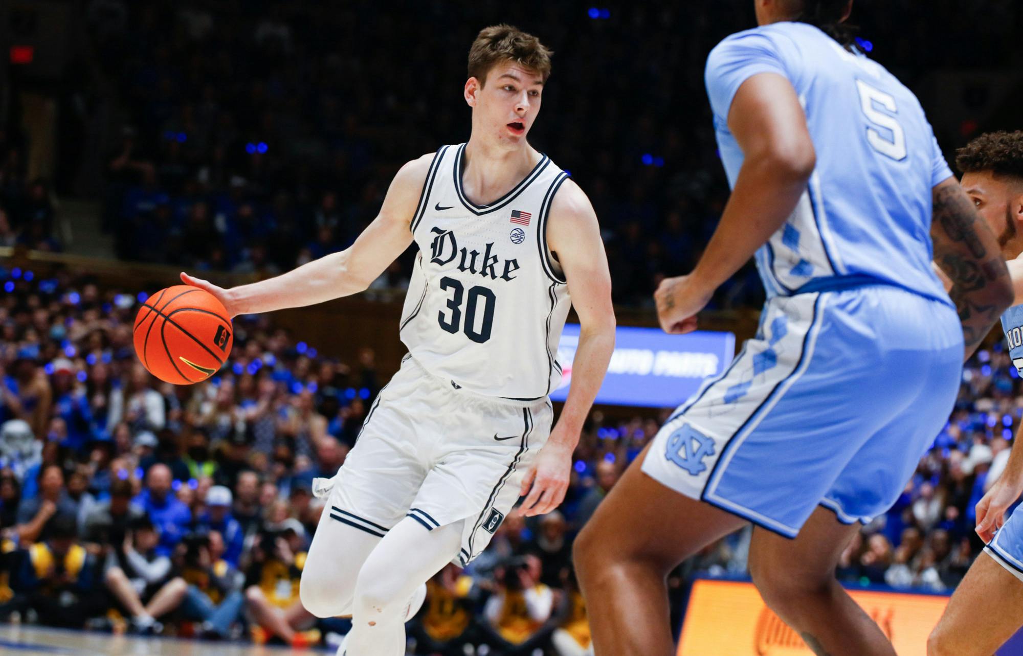 Duke men's basketball freshmen Kyle Filipowski, Christian Reeves ...