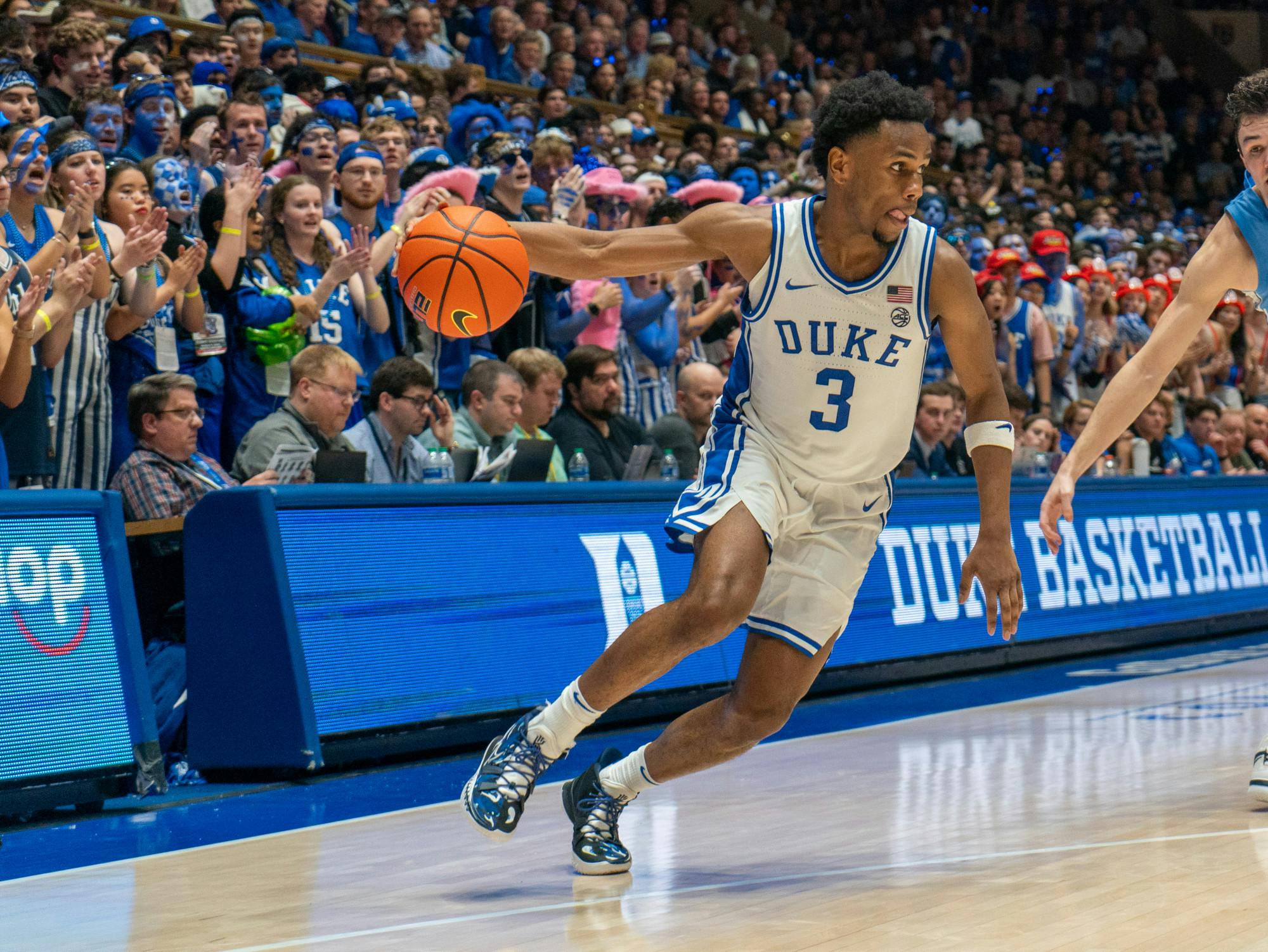 Film room: Freshman Darren Harris brings volume shooting to Duke men's ...