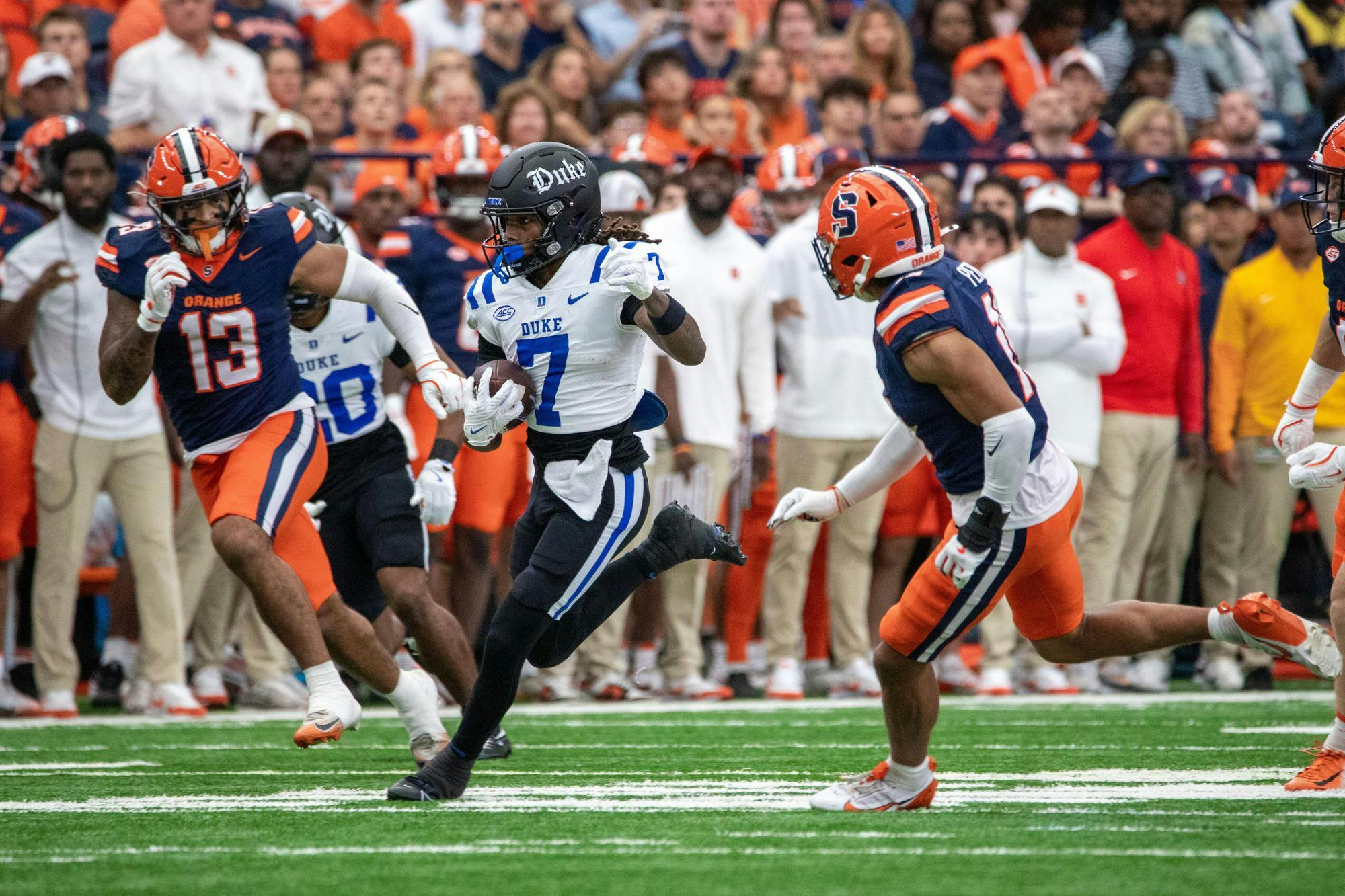 ORANGE CRUSHED: Sheppard, Barkate lead Duke football in 38-3 rout of ...