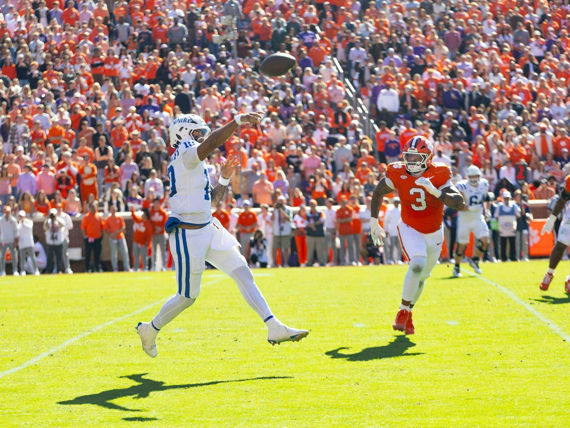 5 observations and more from Duke football's first half against Clemson ...