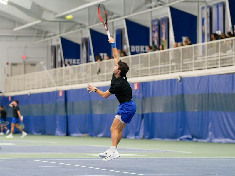 Duke men's tennis delivers spilt result at ITA Kickoff, defeats No. 9 ...