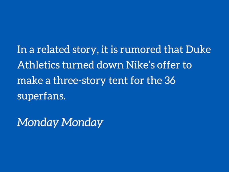 Duke Athletics to change 2025-2026 Duke men's basketball tenting entry ...