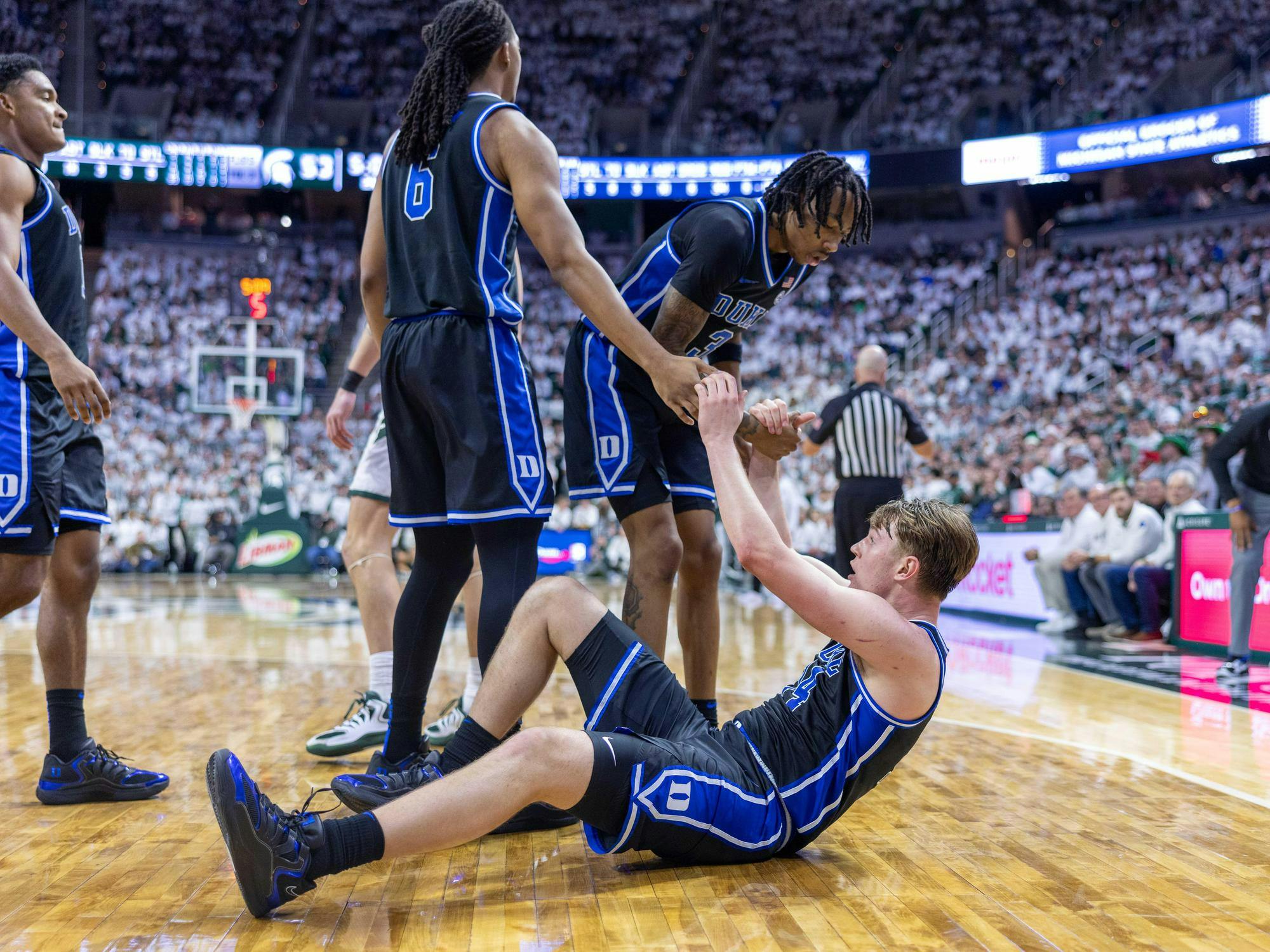 Against Michigan State, Duke men's basketball puts on defensive ...