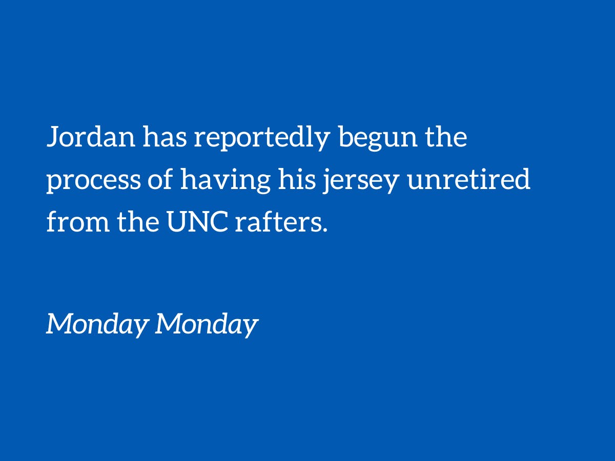 Air Jordan drops UNC, proposes sponsoring Duke after Saturday's showing ...