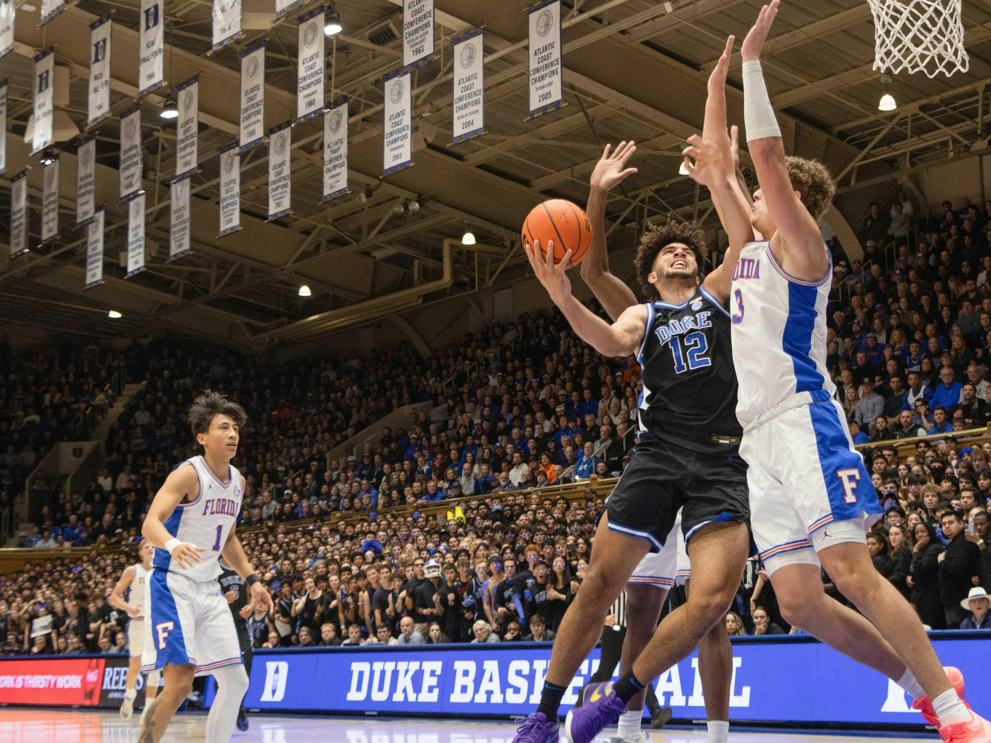 LATER, GATORS: No. 4 Duke men's basketball escapes No. 15 Florida 67-66 ...