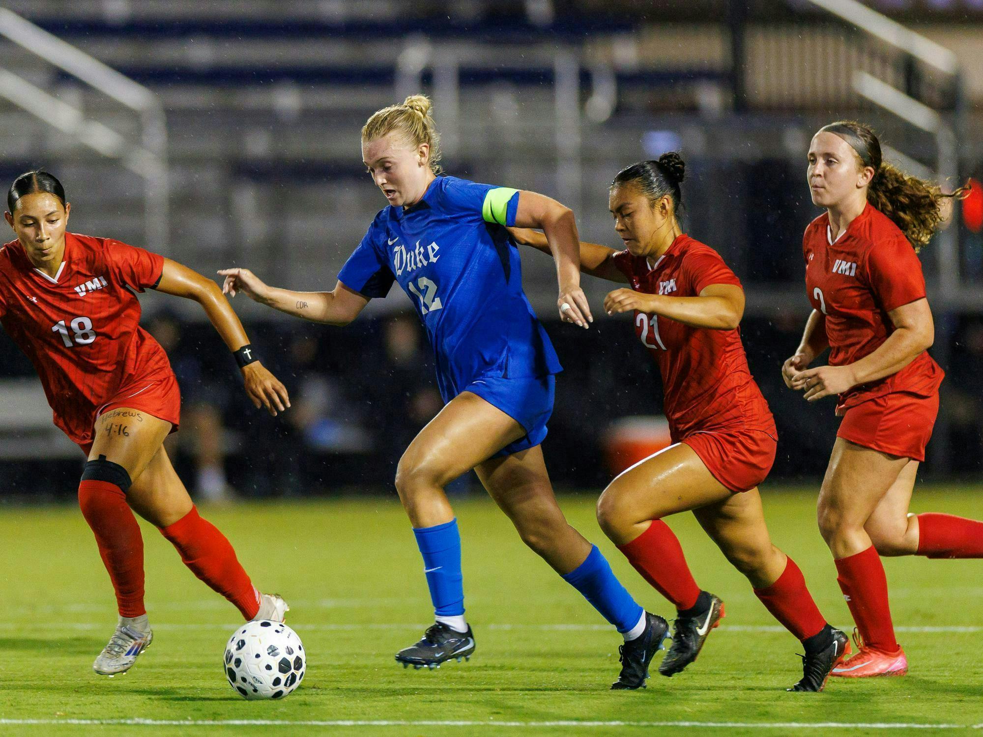 Duke women’s soccer shuts out VMI 9-0, tying school scoring record ...