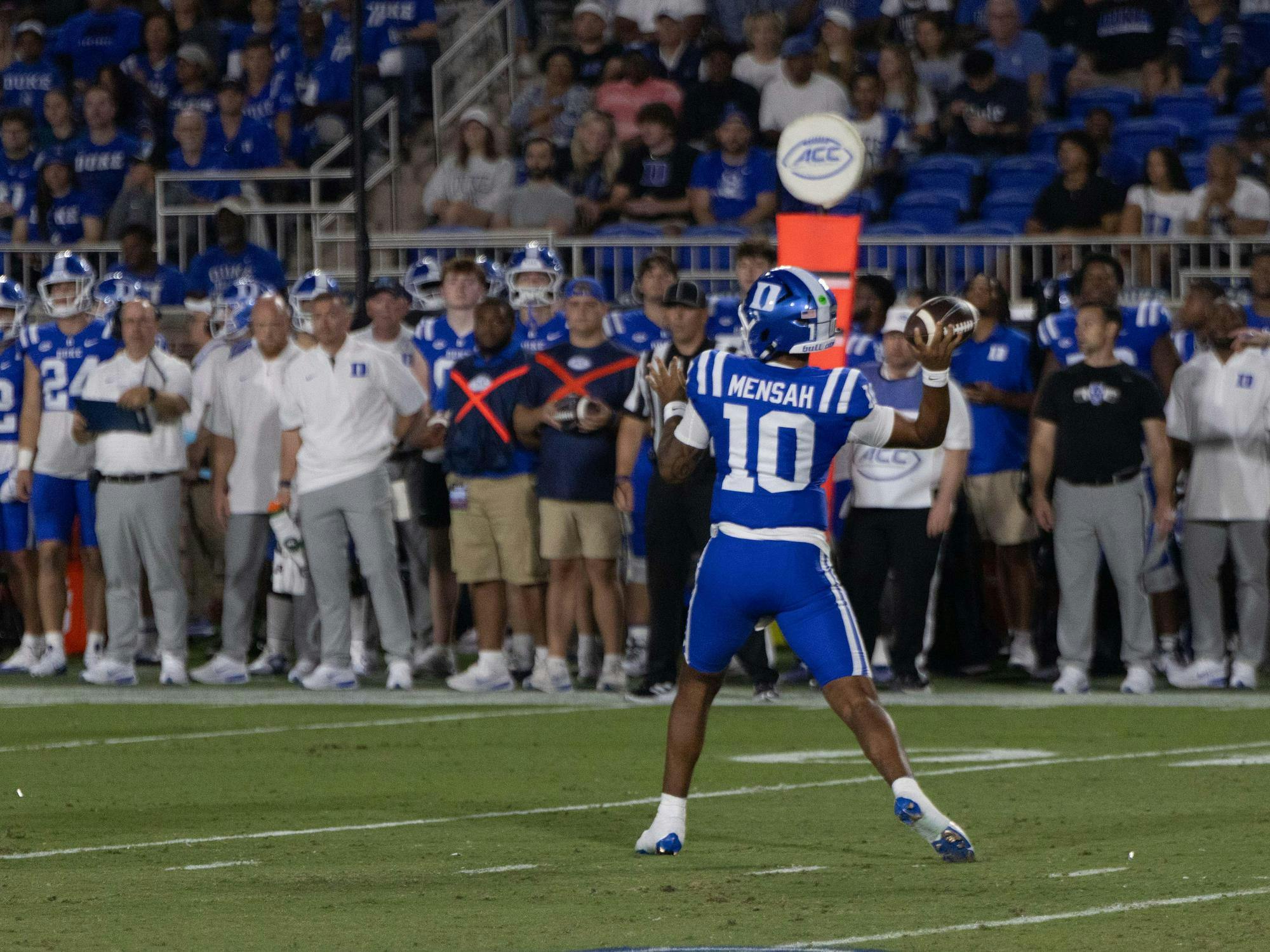 Blue Devil of the Week: Darian Mensah exhibits promise in season opener ...