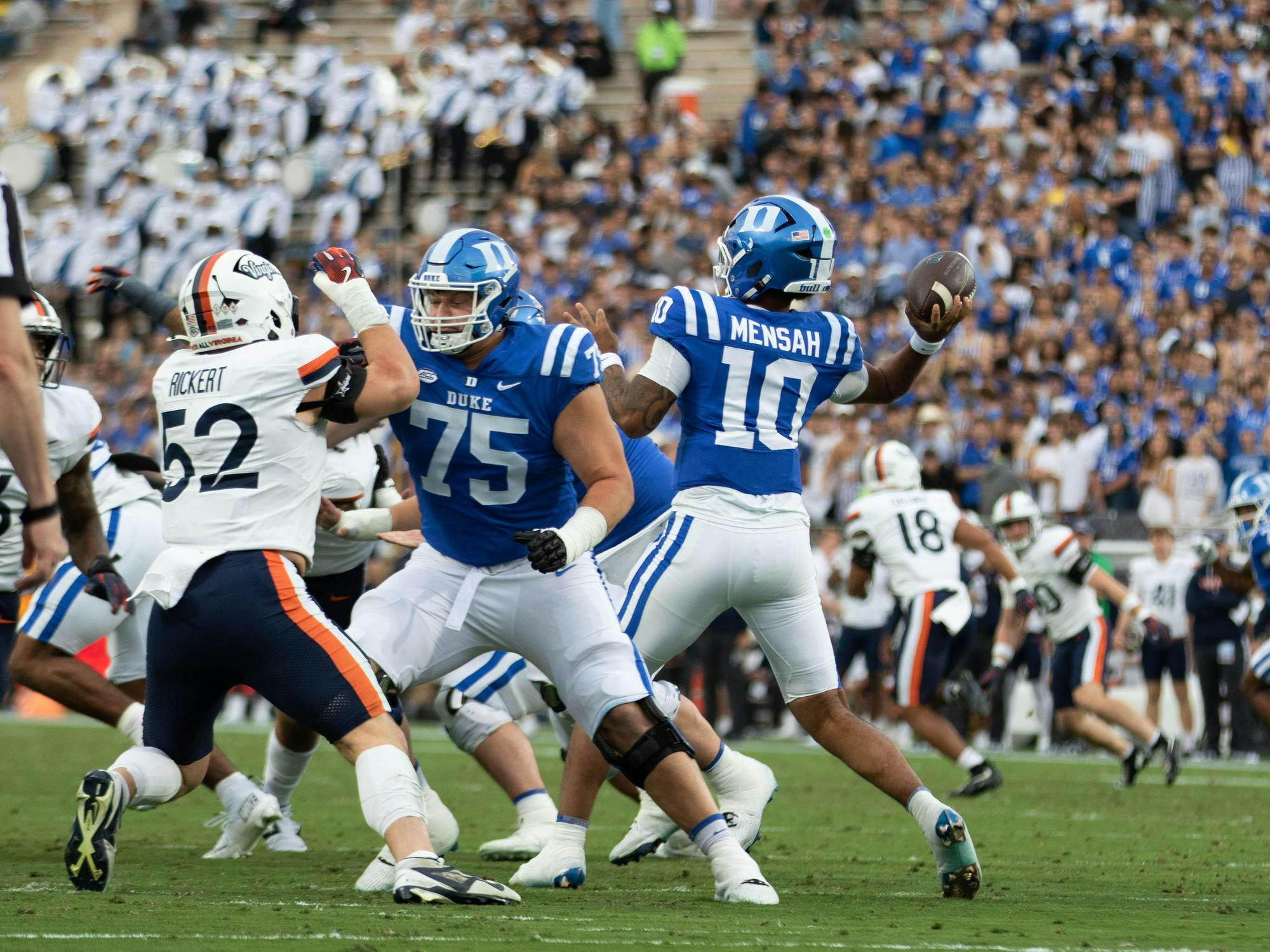 Duke football's loss to No. 20 Virginia offers a reminder of its ...