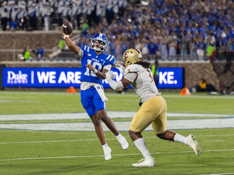 Duke football rides explosive second half to 45-17 victory against Elon ...