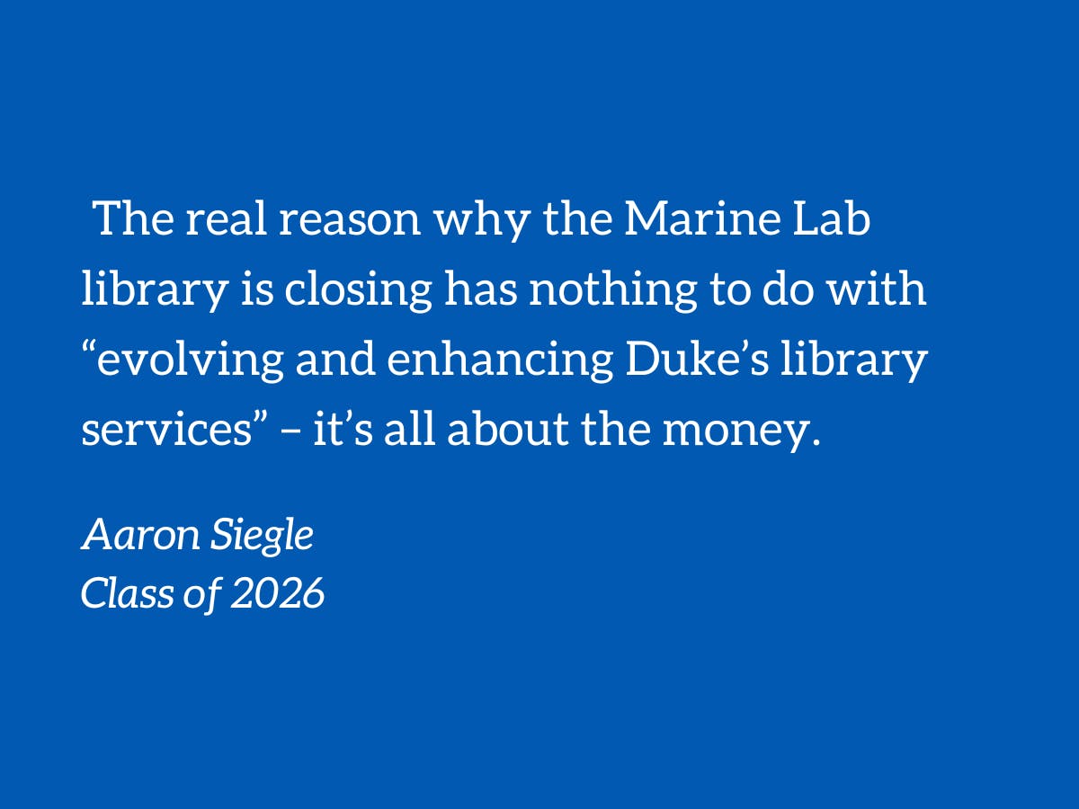 Underwater: The rise and fall of the Marine Lab library - The Duke ...