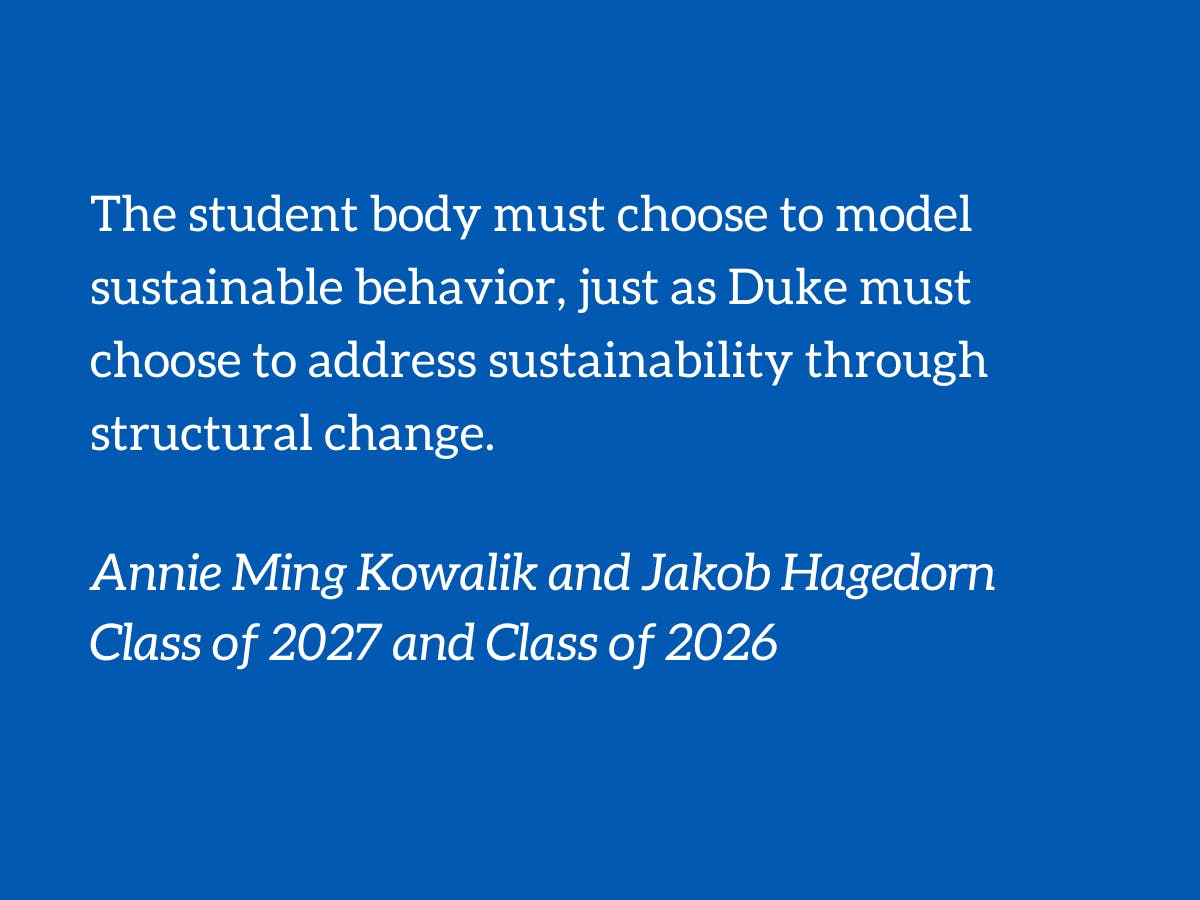 Trash talk: Duke’s disconnect with a sustainable future - The Duke ...