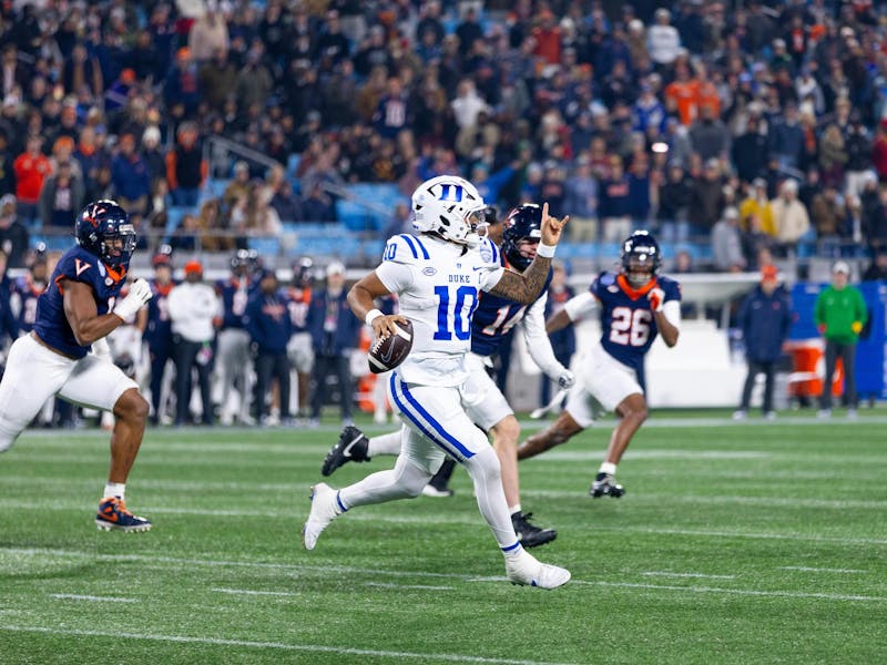 KING OF THE CHAOS: Duke football upsets No. 16 Virginia 27-20 in ...