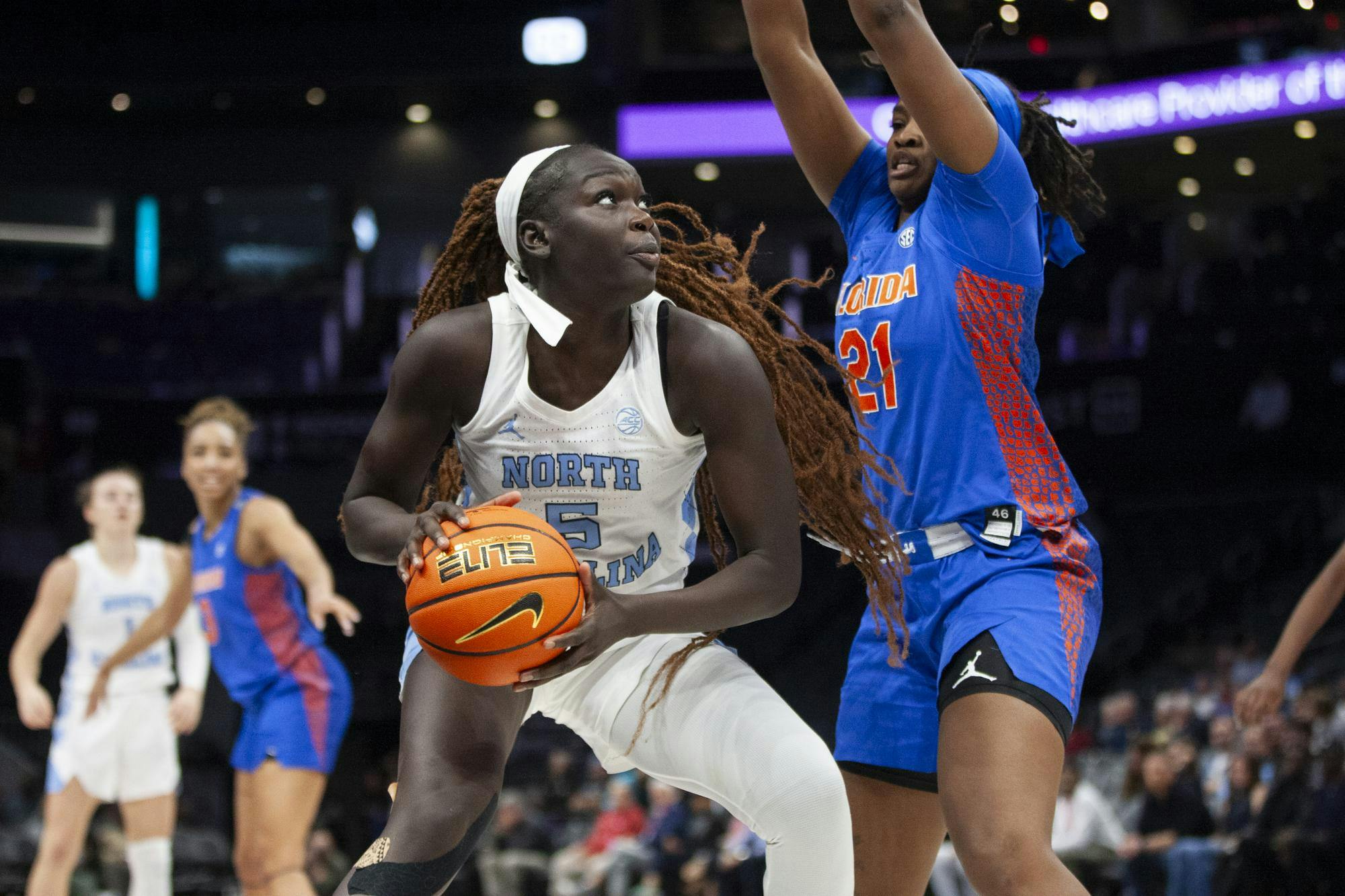 Maria Gakdeng leads UNC women's basketball to win over Florida in ...