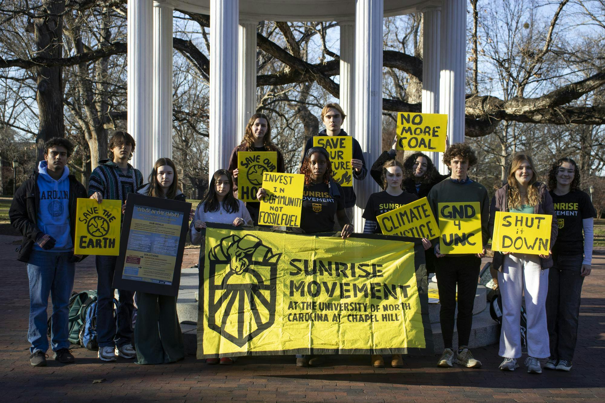 Sunrise UNC marches to University’s cogeneration facility to protest ...
