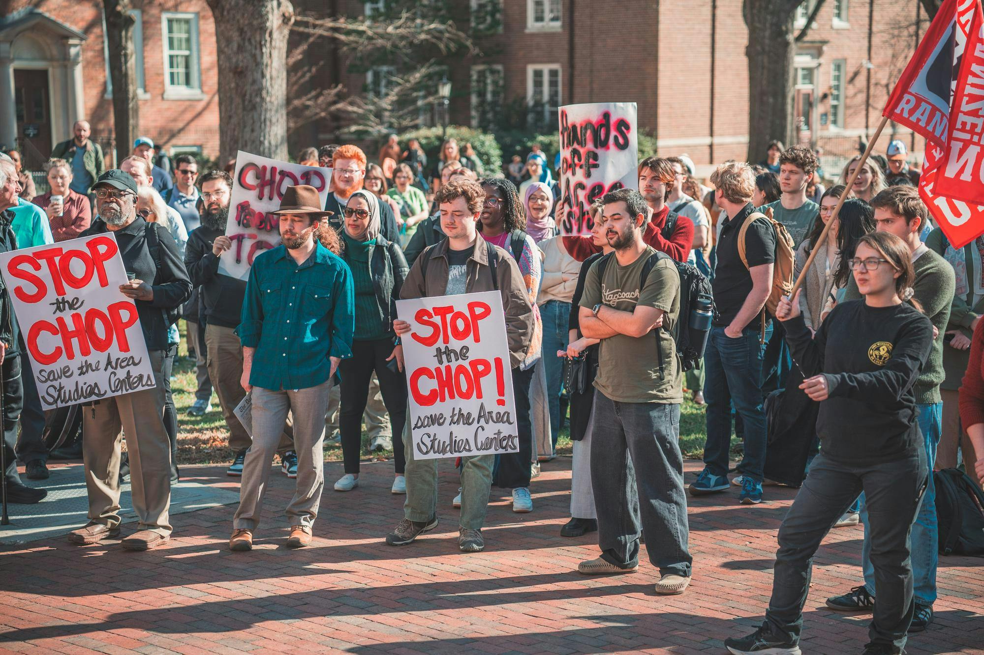 'Dismantle our education quietly': Campus demonstration protests area ...