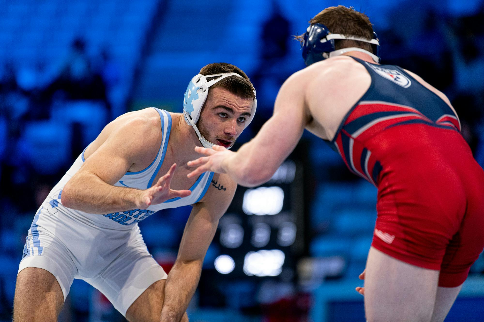Lachlan McNeil and Josh Ogunsanya lead UNC wrestling to ninth-straight ...
