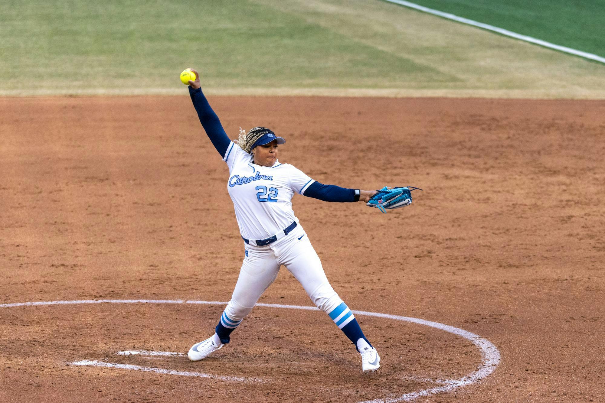 UNC softball takes down Coastal Carolina, 8-2, to remain unbeaten ...