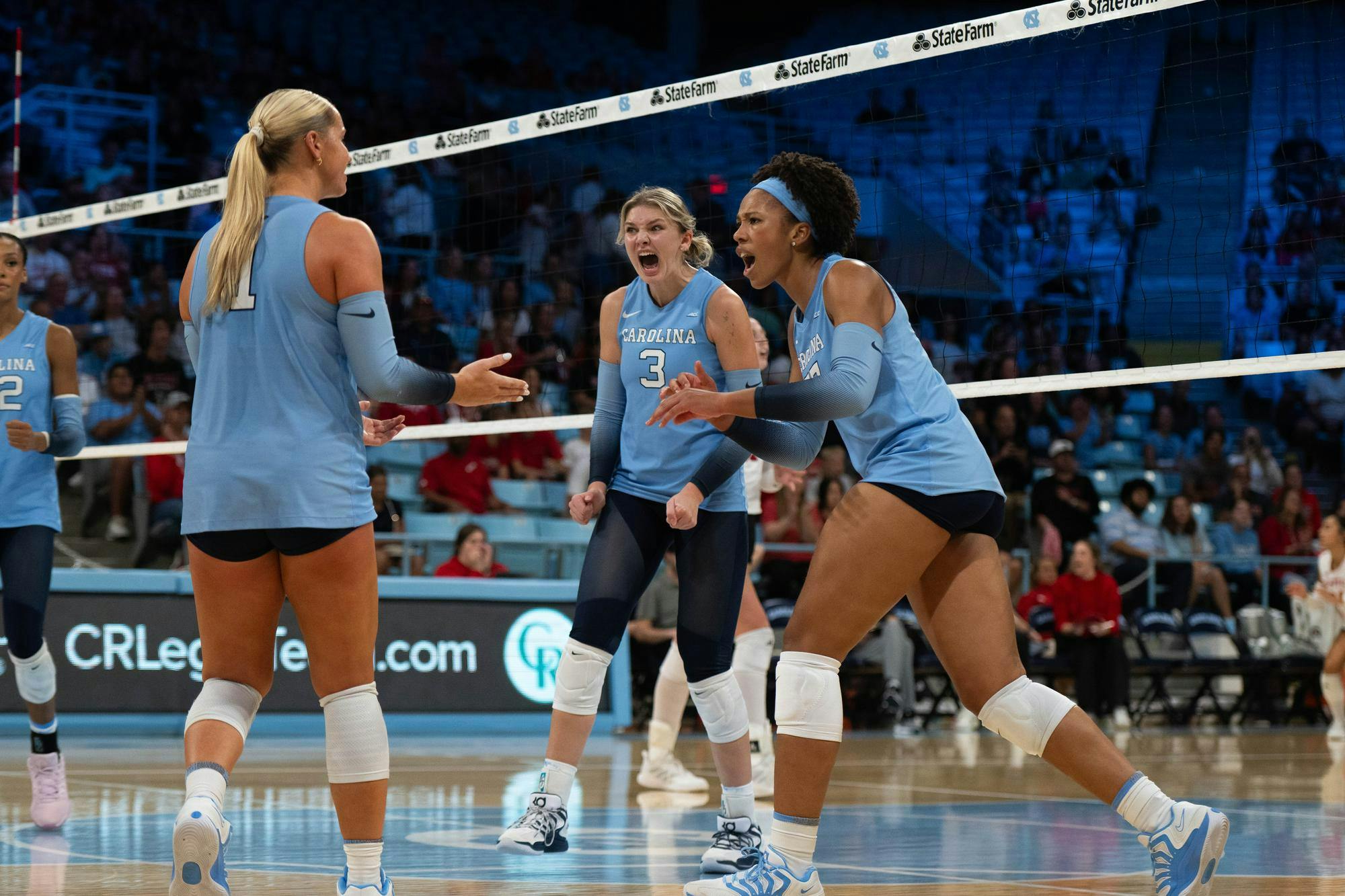 No. 25 UNC volleyball beats N.C. State, 3-1, to remain unbeaten in ACC ...