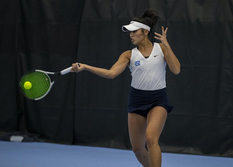 Doubles pair Lindsay Zink and Carson Tanguilig lead UNC women's tennis ...