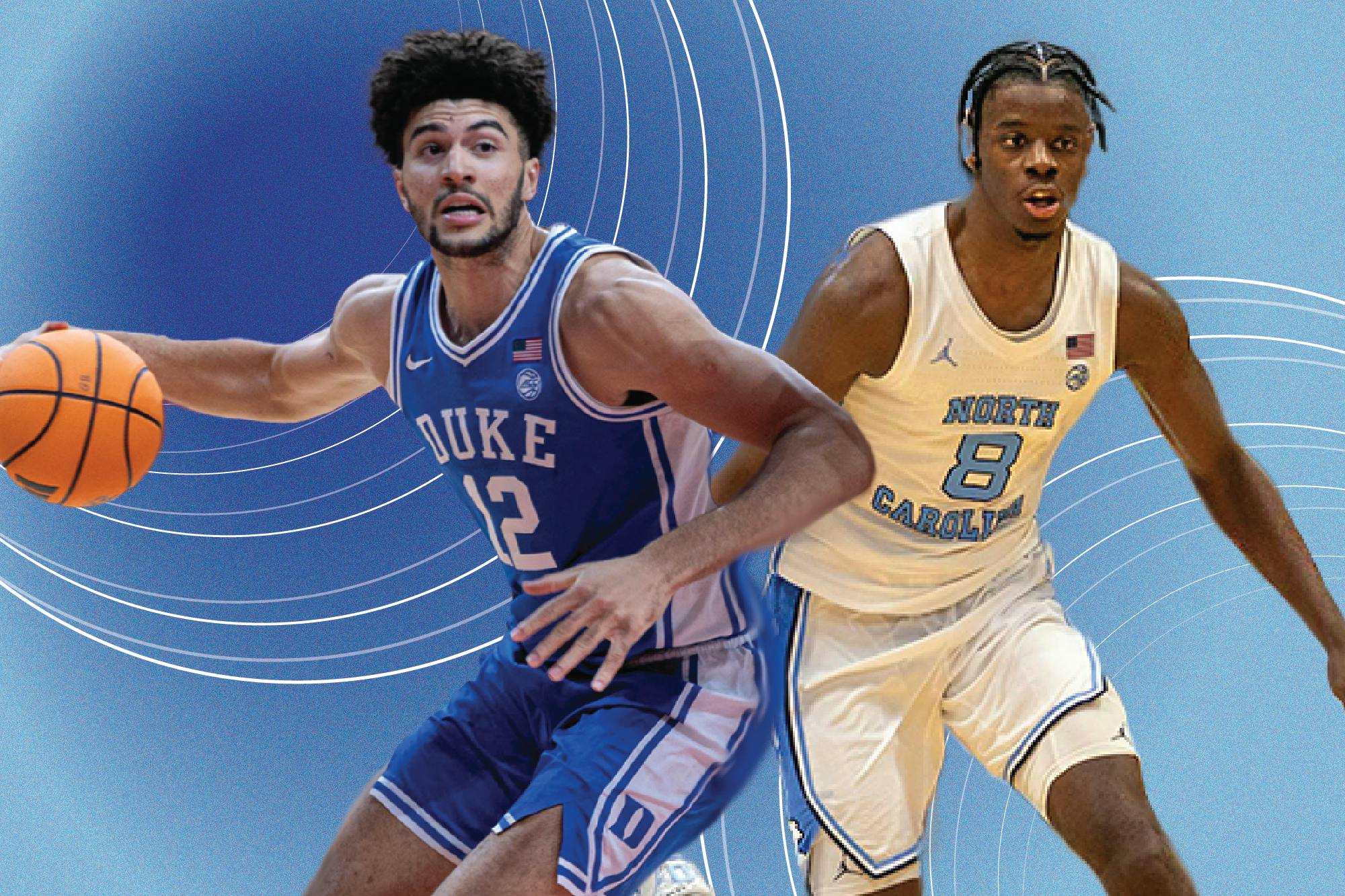 First-year phenoms Caleb Wilson, Cameron Boozer headline UNC-Duke ...