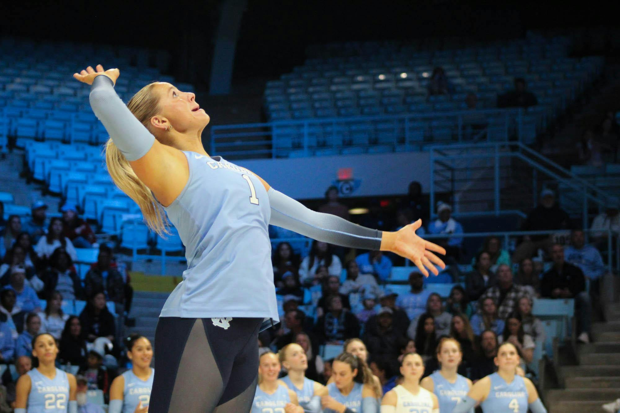 UNC volleyball opens season with 3-1 win over Maryland - Daily Tar Heel