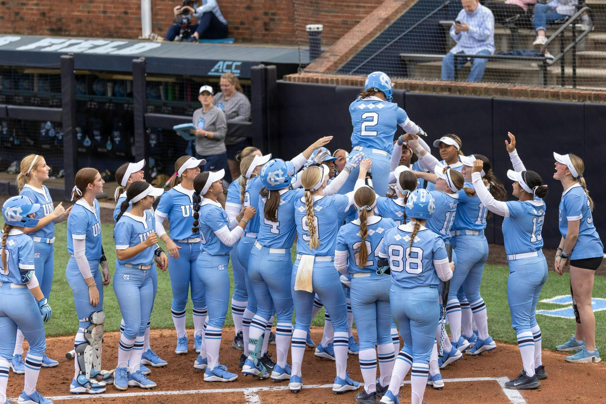 UNC softball shuts out Queens, 8-0, on a no-hitter - Daily Tar Heel