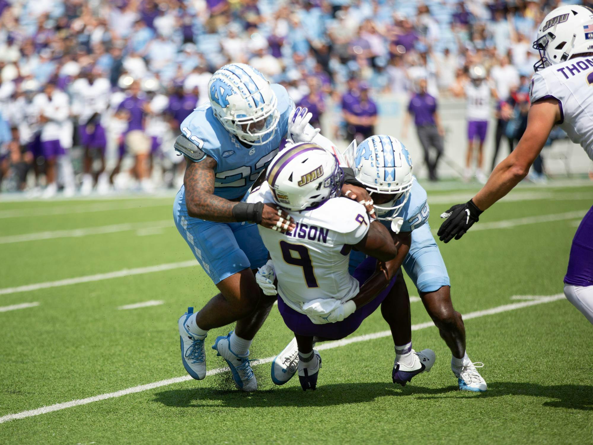 Defensive collapse costs UNC football record-setting 70-50 loss against ...