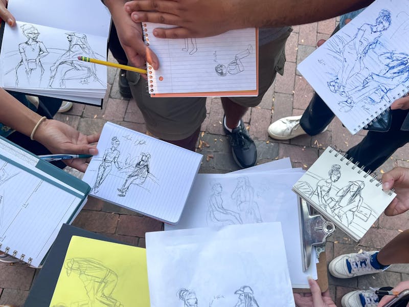 'Don't have time to erase:' New UNC club promotes quick drawing style