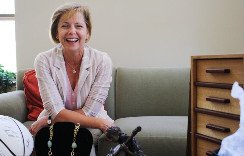 Photo: Patti Thorp loves art, theater, the chancellor (Bailey Seitter)