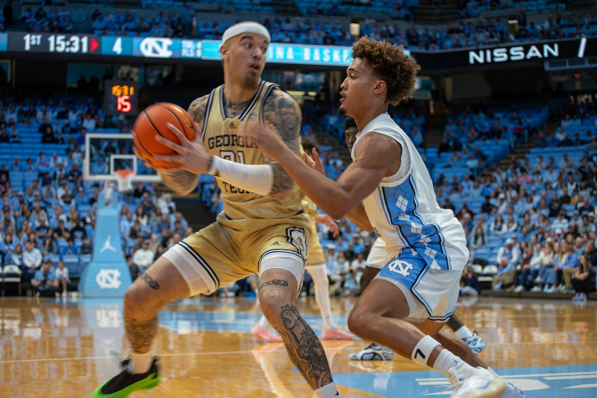 Seth Trimble channels intensity in No. 20 UNC men's basketball win over ...