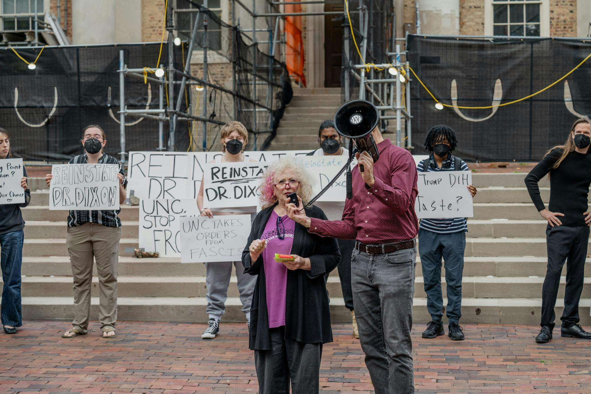 Community rallies to support UNC professor placed on leave for alleged ...