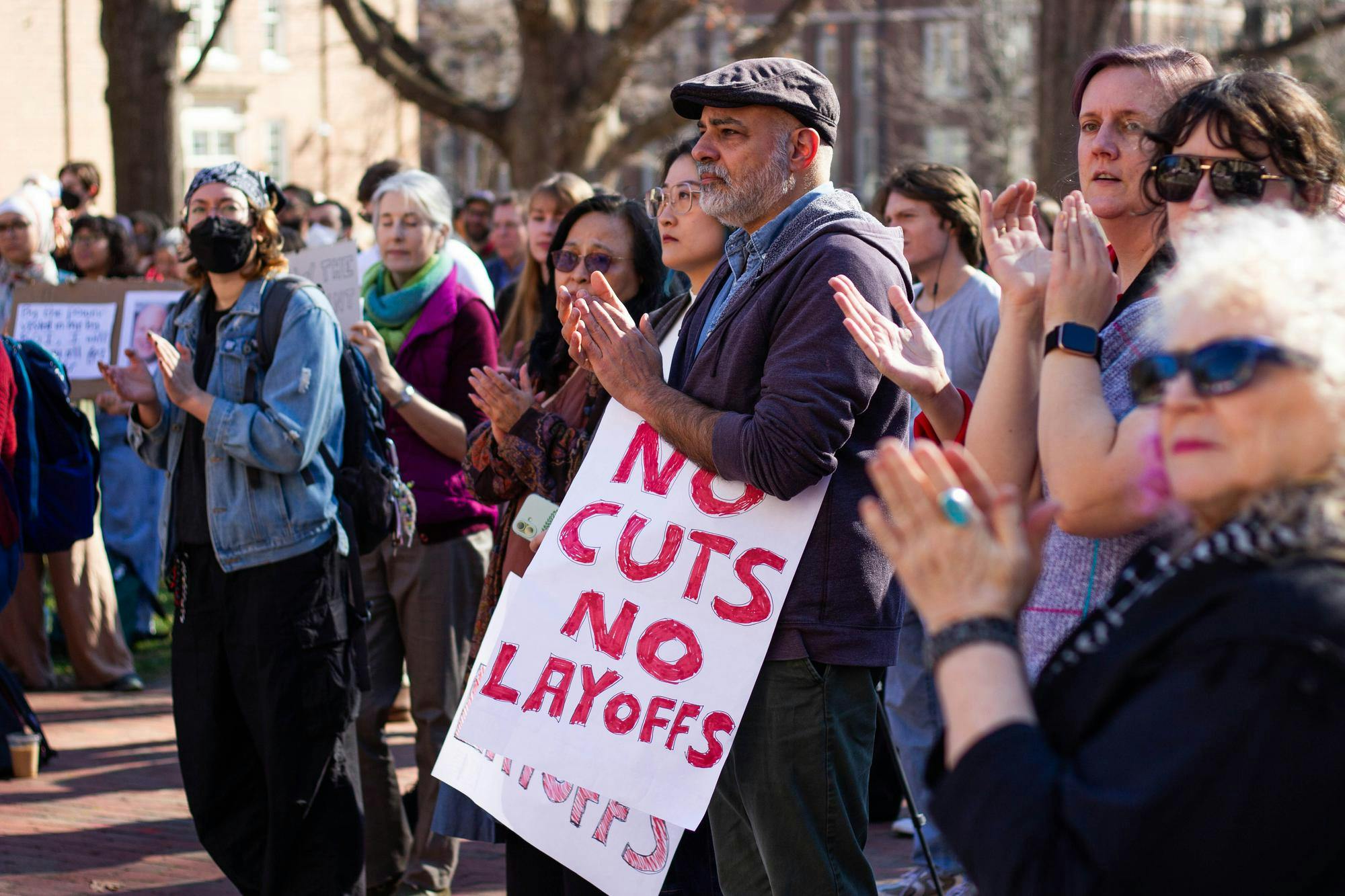 'Dismantle our education quietly': Campus demonstration protests area ...