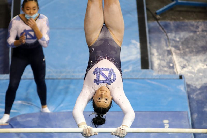 UNC gymnastics finishes third at Rutgers Quad Meet - The Daily Tar Heel