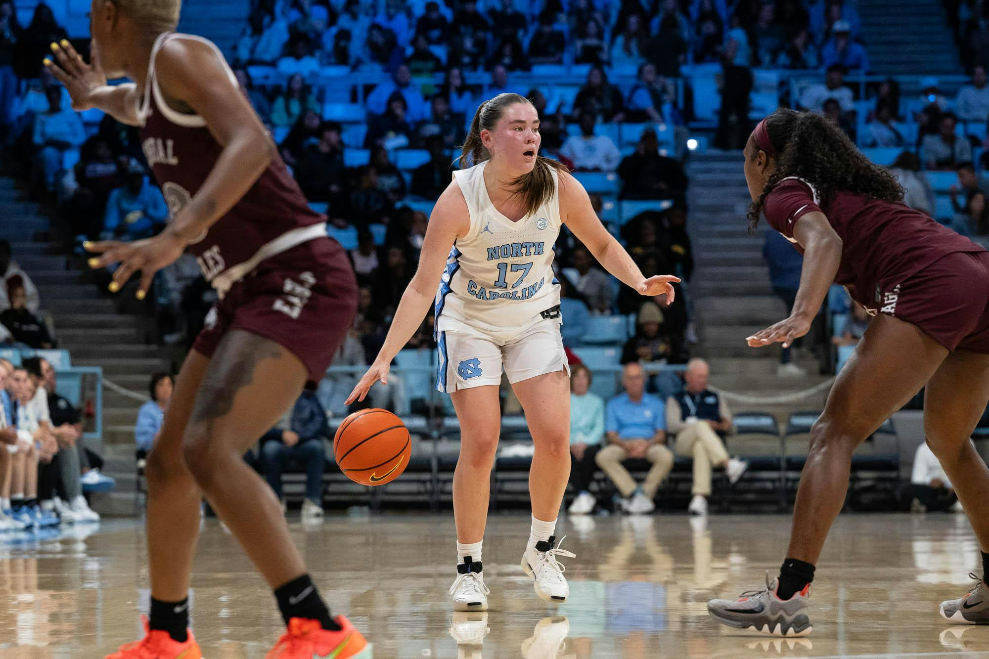 UNC women's basketball pushes the pace in 90-42 blowout of N.C. Central ...