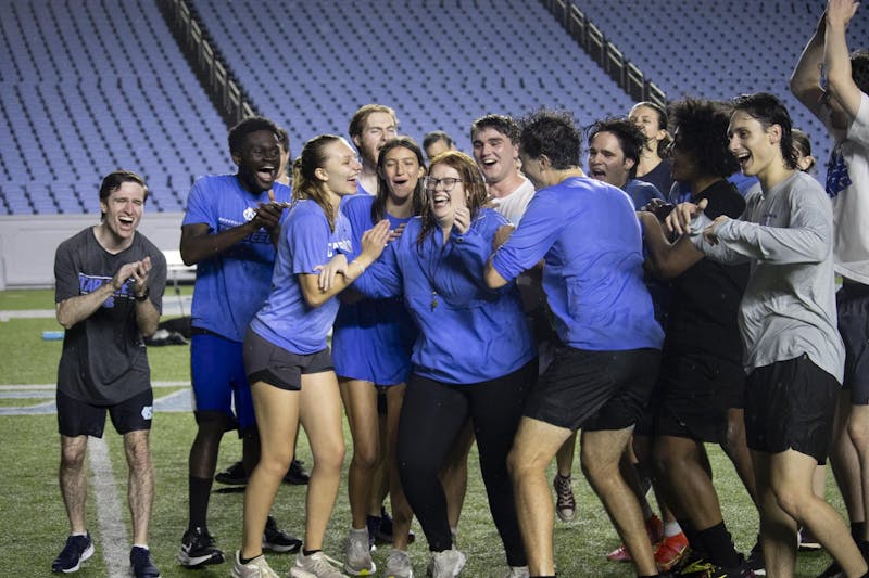 The DTH defeats The Duke Chronicle, 28-21, in second annual flag ...