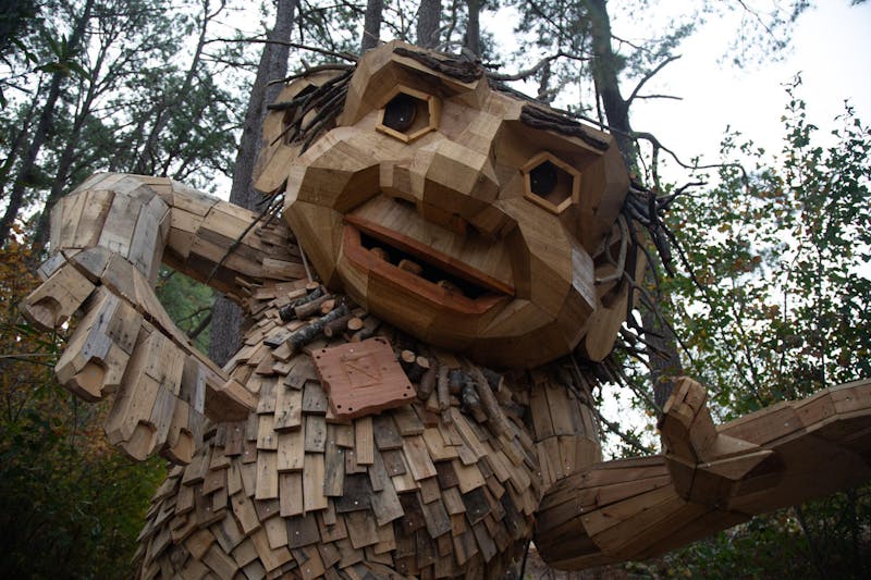 Massive, sustainably-built troll sculptures descend upon Dix Park in ...