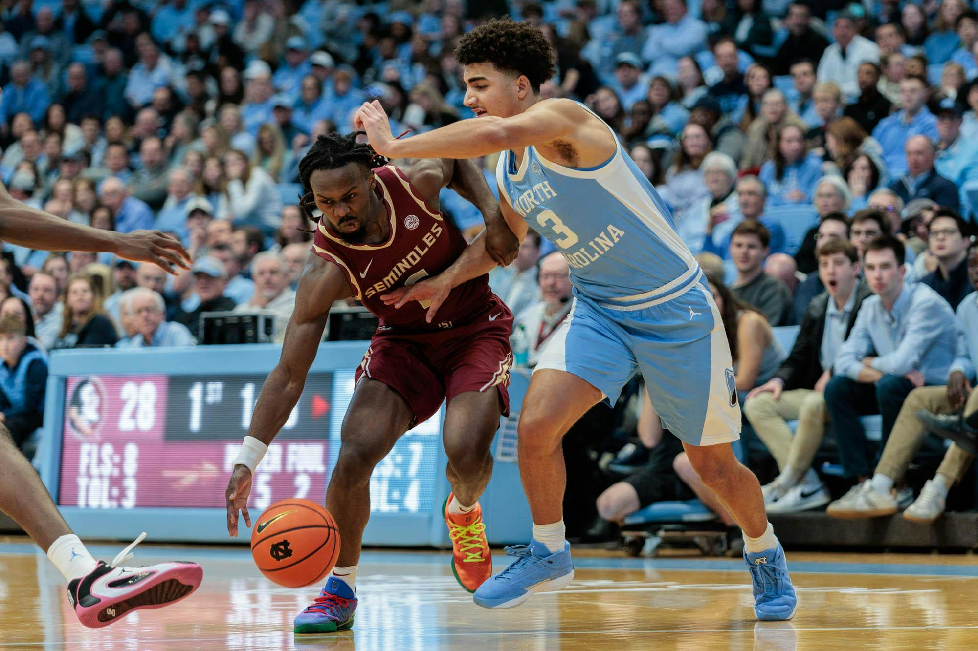 No. 12 UNC men's basketball beats Florida State, 79-66, to open ACC ...