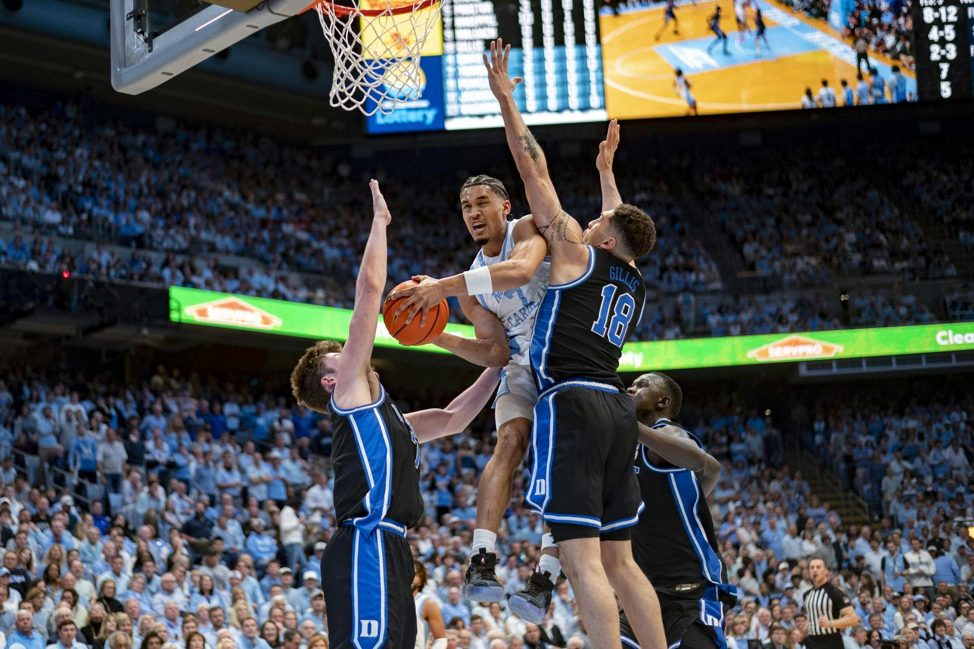 UNC men's basketball falls, 82-69, to No. 2 Duke in final regular ...