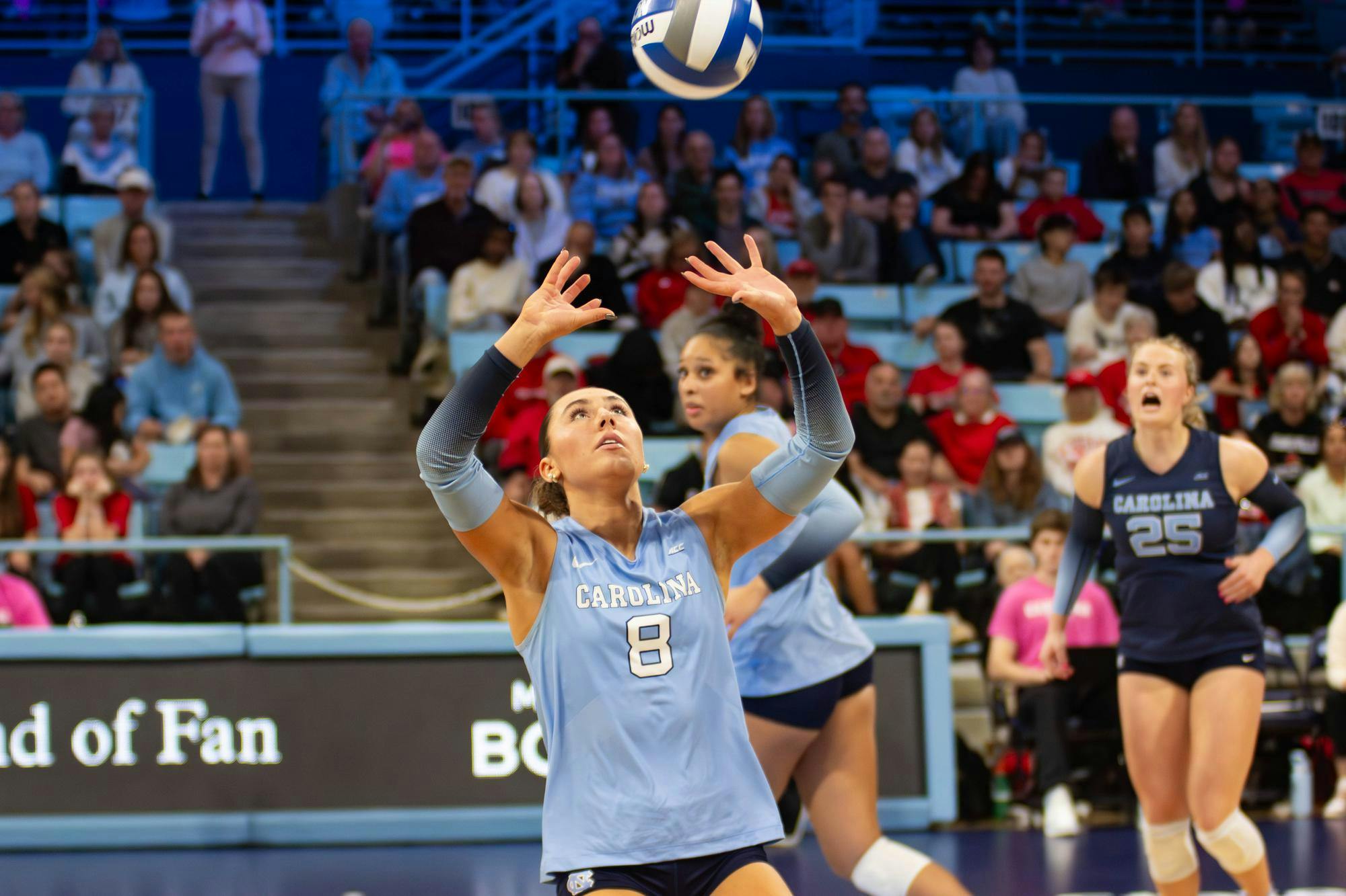 No. 15 UNC volleyball loses three straight sets and falls, 3-1, to ...