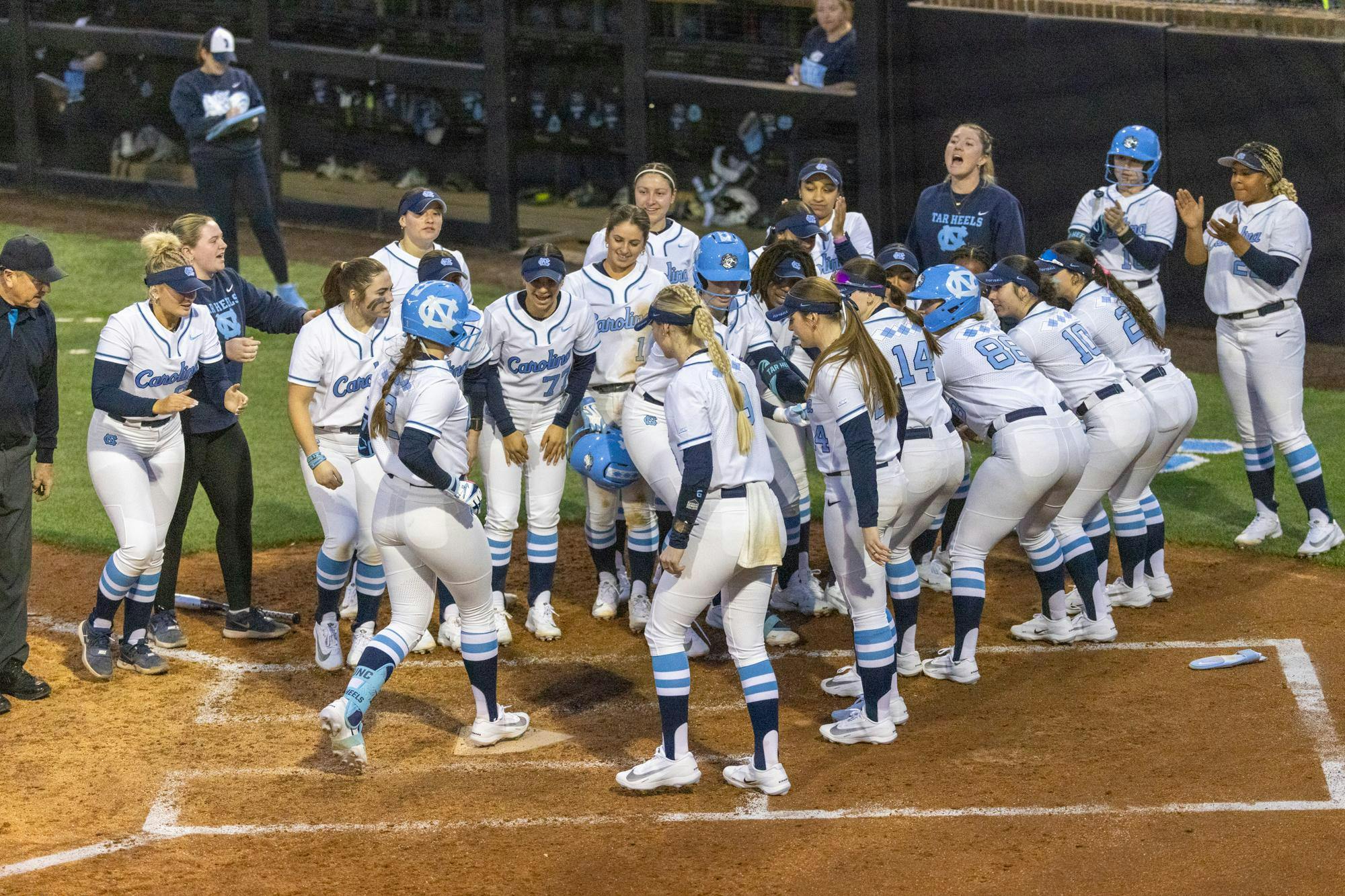 UNC softball takes down Bryant, 20-0, behind 11-run first inning ...