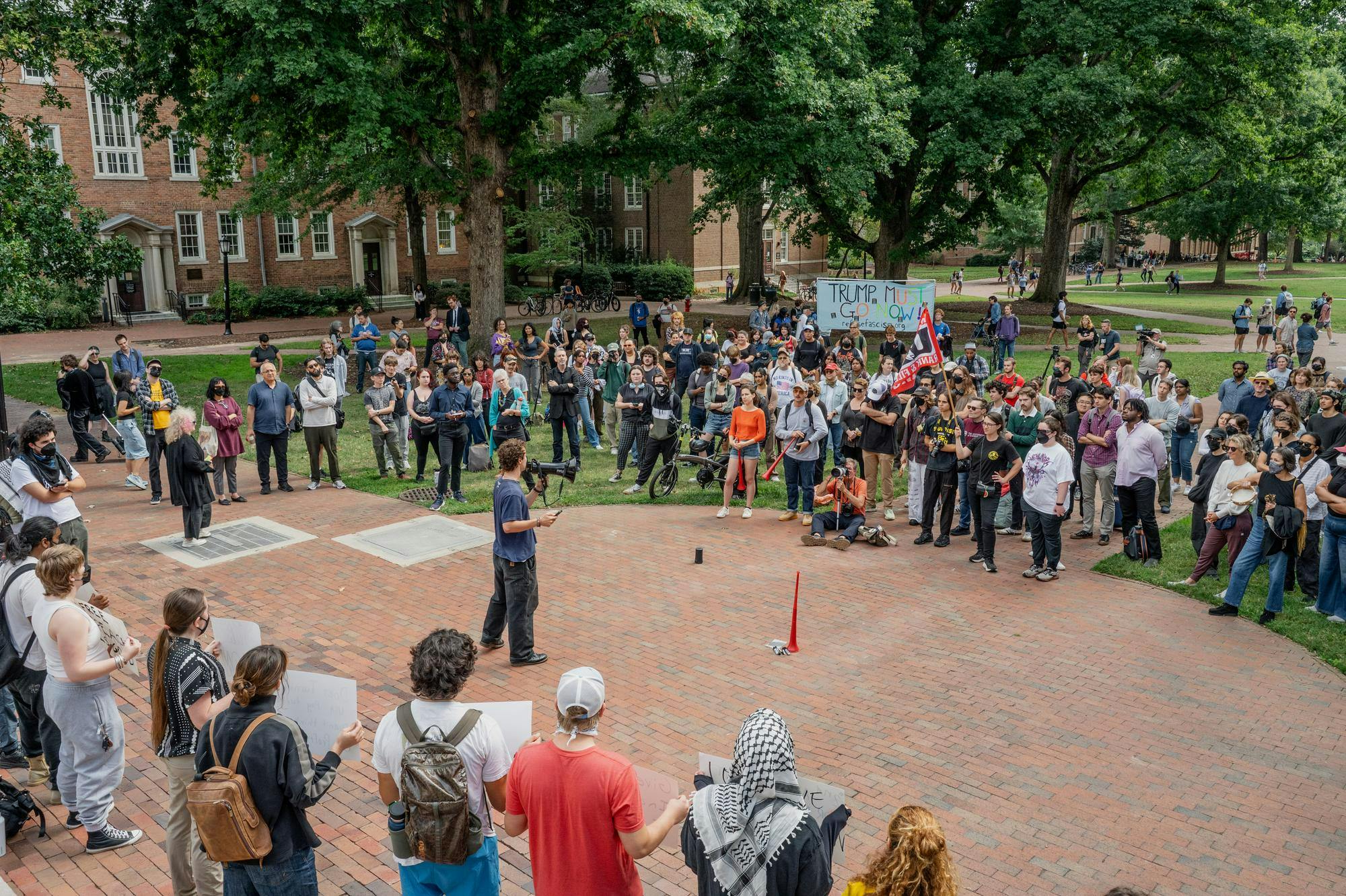 Community rallies to support UNC professor placed on leave for alleged ...