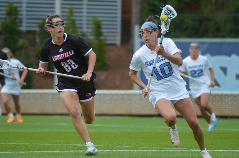 No. 5 UNC women's lacrosse rebounds, defeats Louisville 18-12
