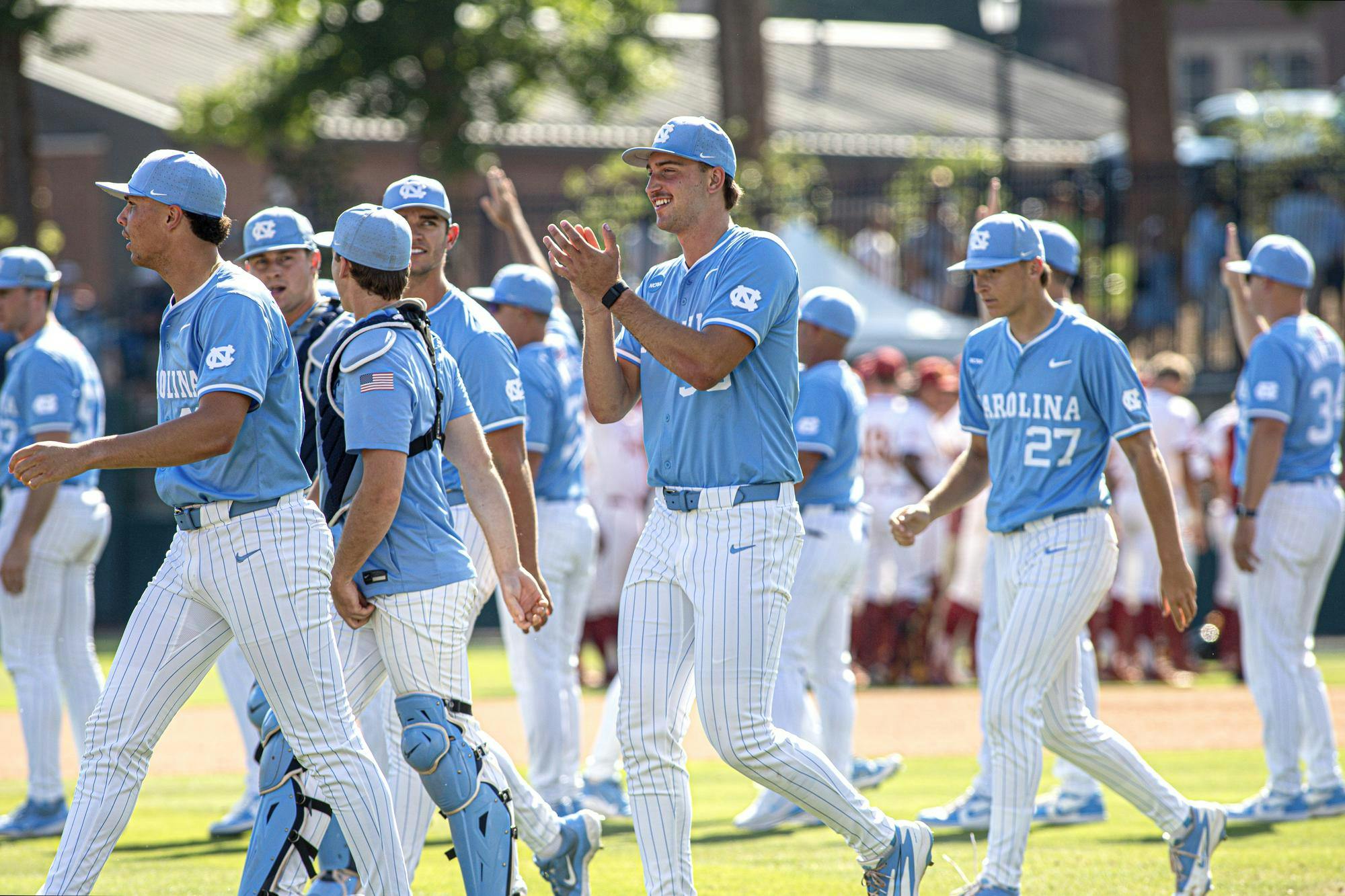 No. 5 UNC baseball defeats USC, 4-0, to tie Super Regionals series ...
