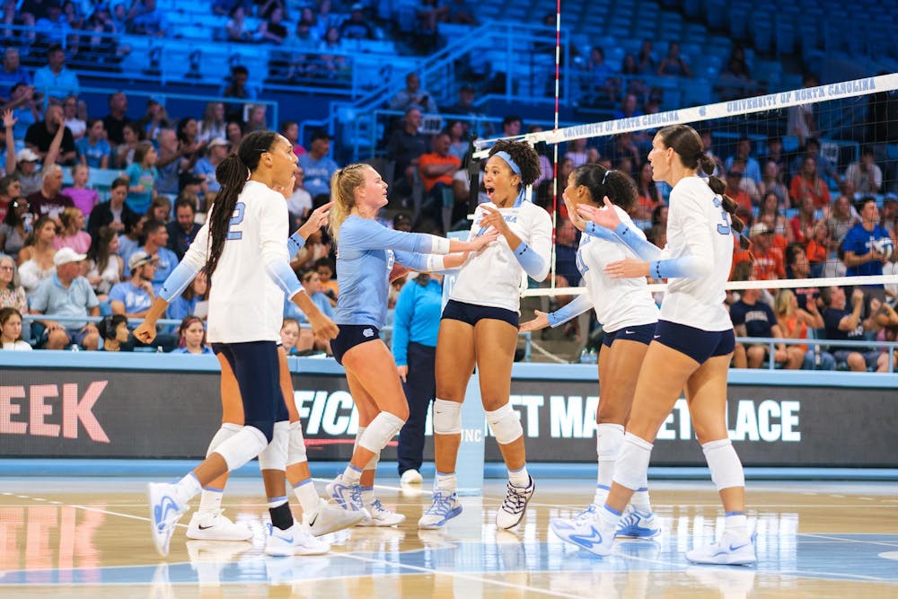 UNC volleyball defeats Bucknell, 3-1, in home opener