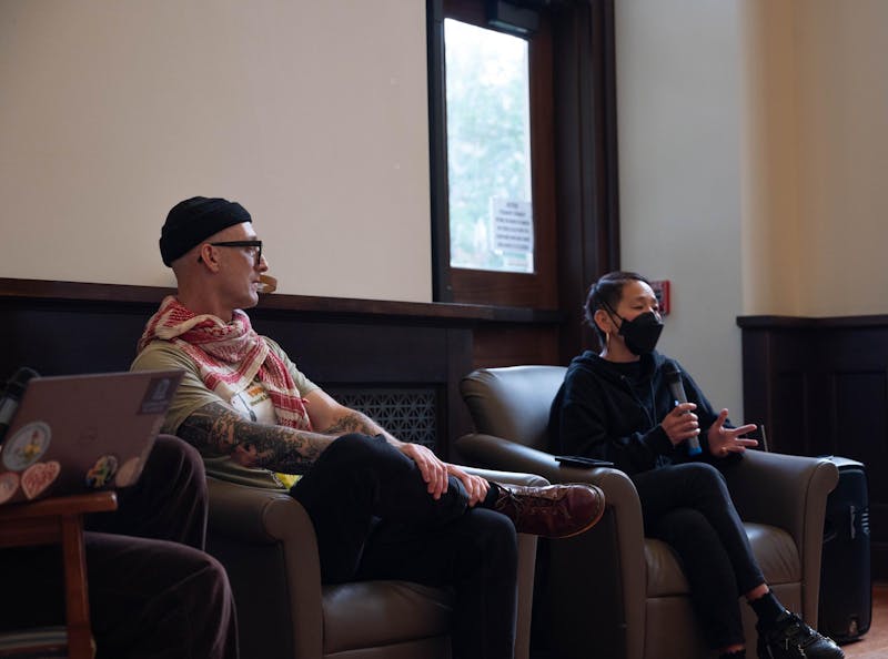 Dwayne Dixon and professor who taught pro-Palestine mural creators talk ...